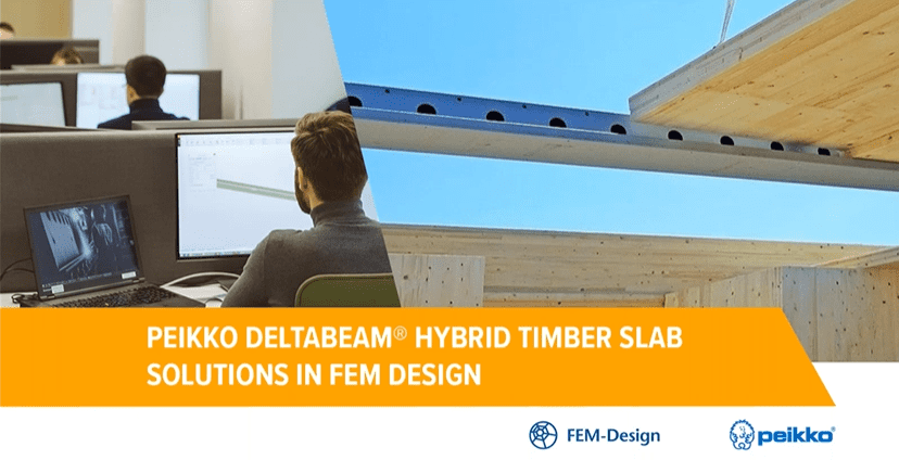 Hybrid Timber Slab Design Webinar with Peikko® | StruSoft