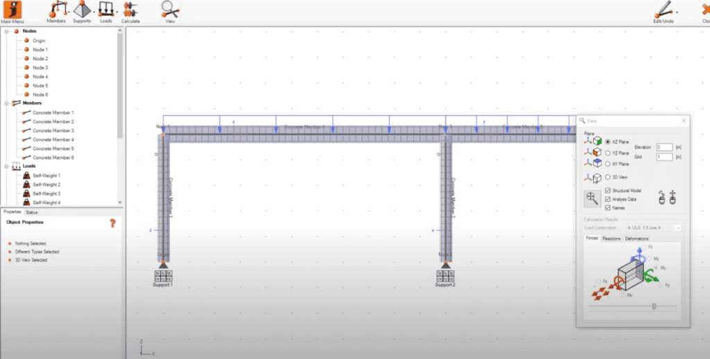 Structural Frame Analysis 2D 3D JIGI | StruSoft