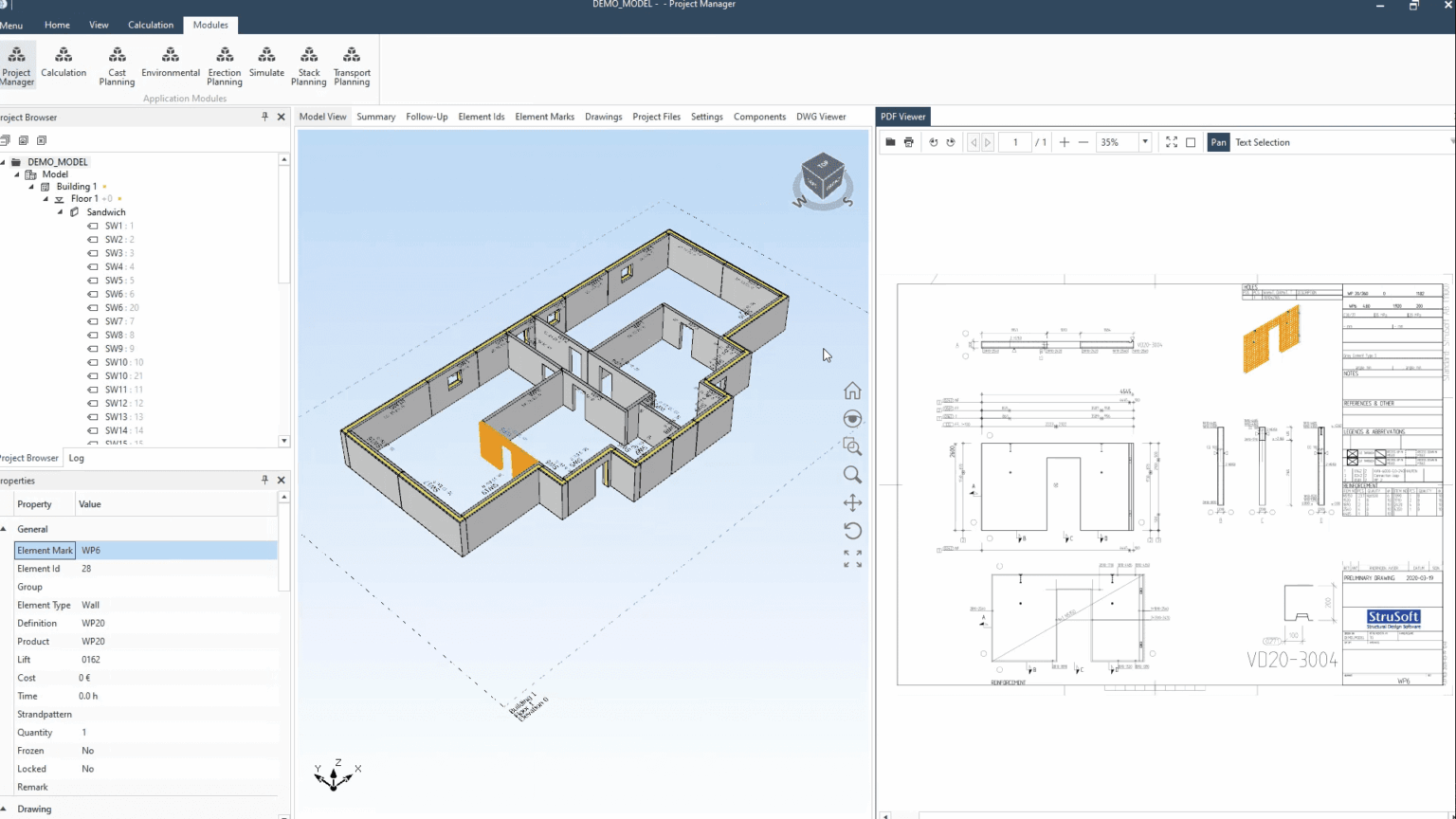 Precast Wall Design Strusoft