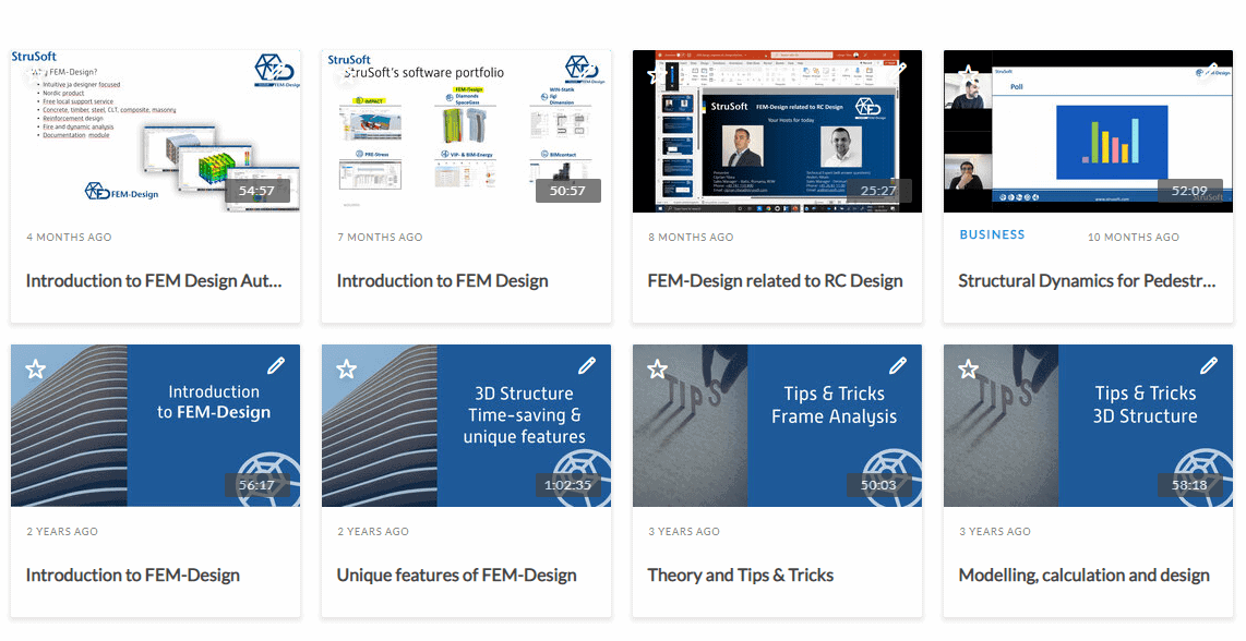 Recorded Webinars | StruSoft