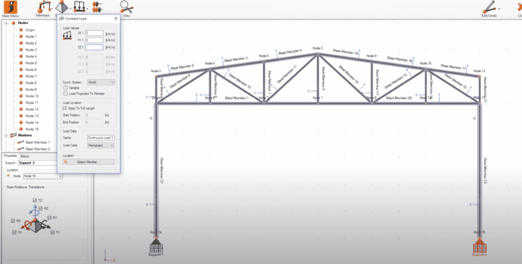 Structural Frame Analysis 2D 3D JIGI | StruSoft
