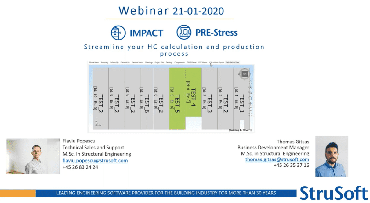 PRE-Stress Webinars | StruSoft