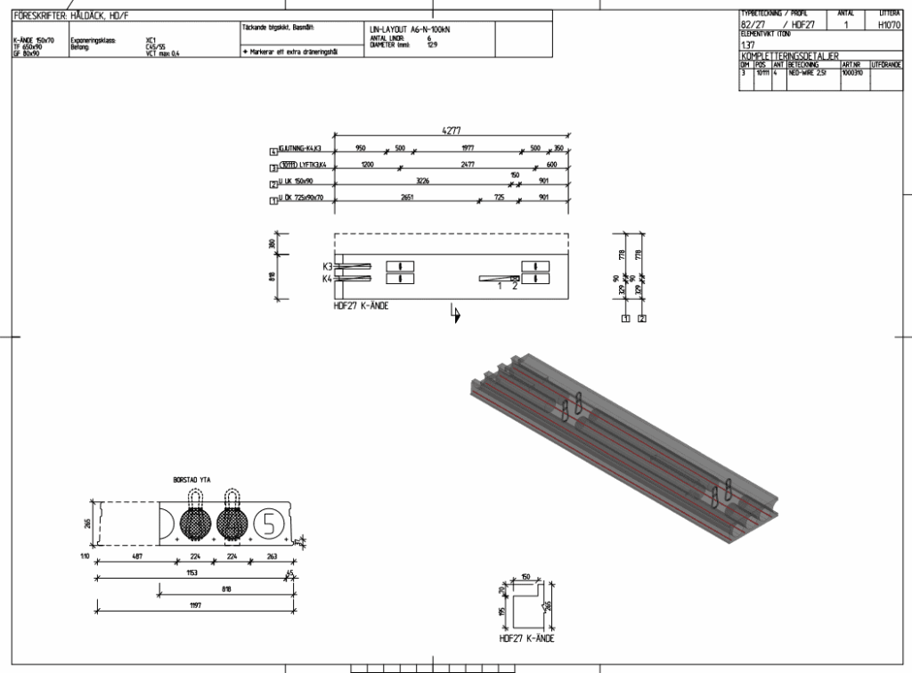 Precast Shop Drawings | StruSoft