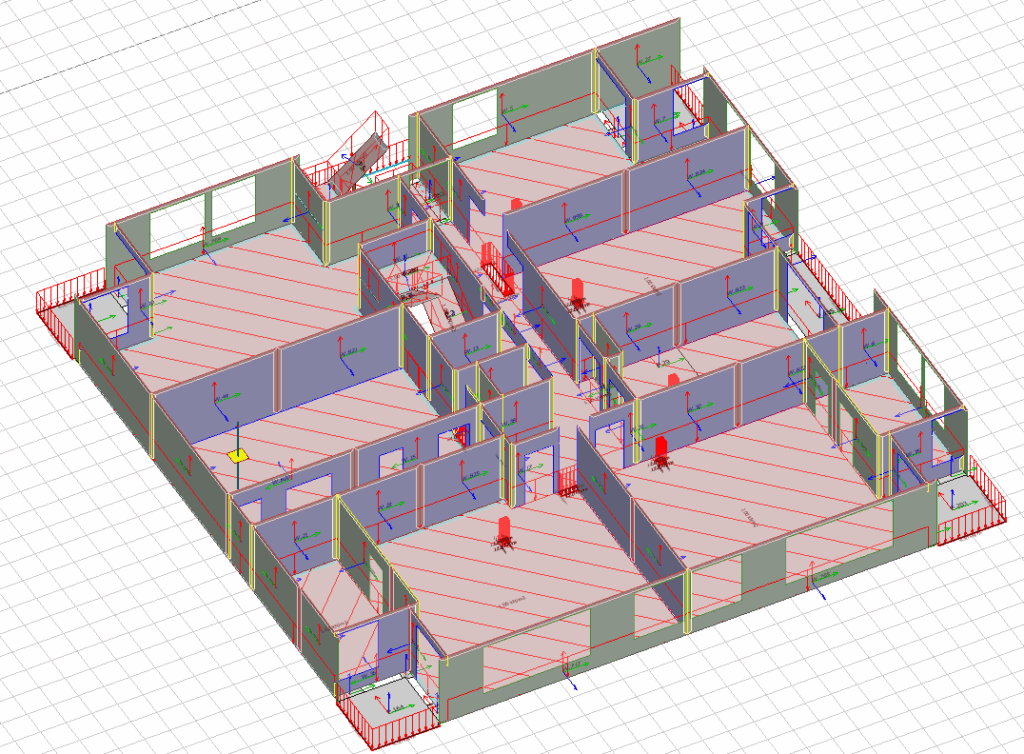 The concrete structure design for Jätkän Kruunu was done with FEM-Design